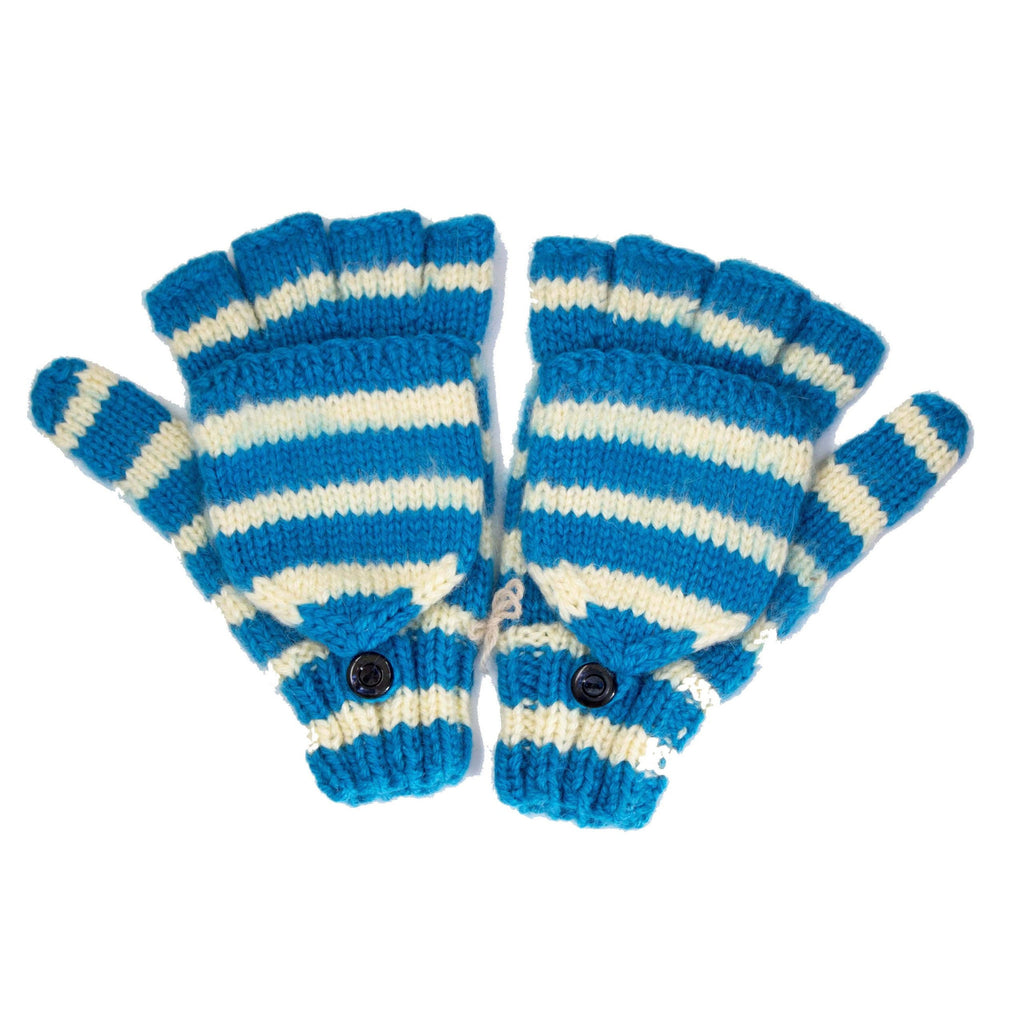 Handmade Mittens Sky Blue – Inspired Peru